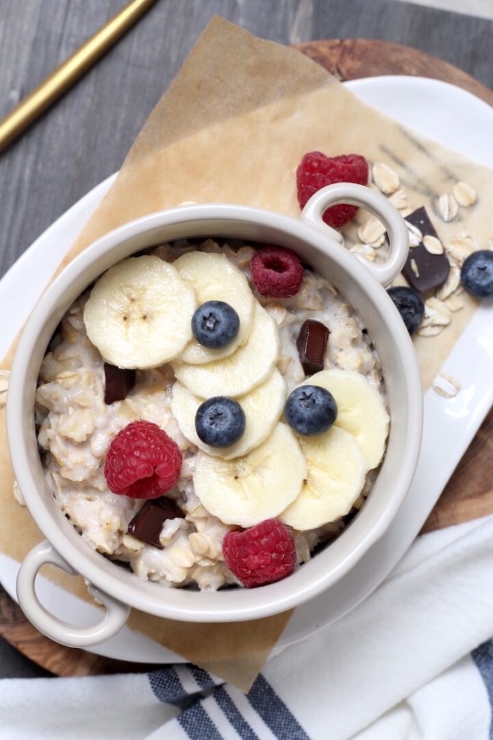 Easy & Healthy Breakfast Oatmeal with Fruit - Nena's Wellness Corner