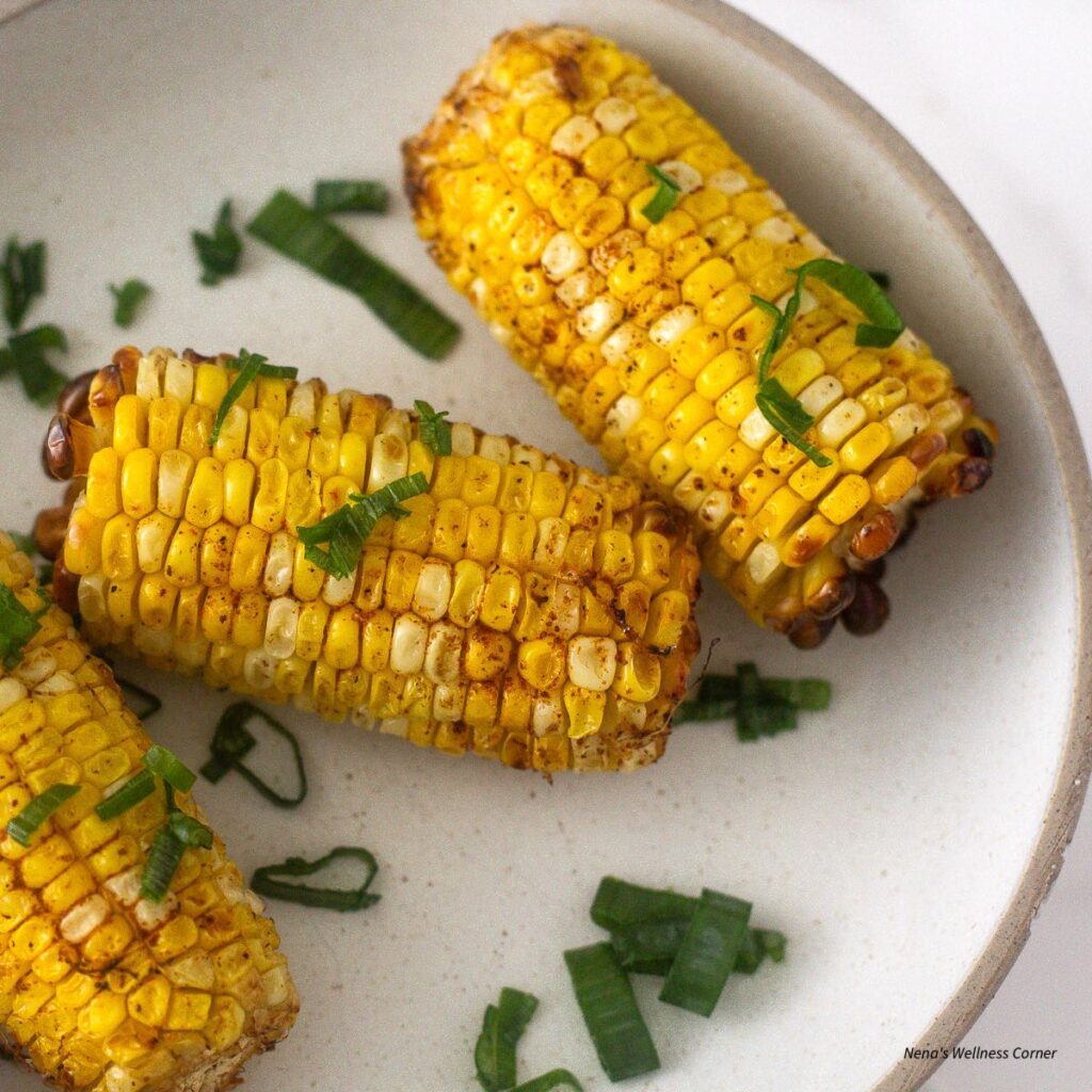 Ninja Air Fryer Corn on the Cob - Nena's Wellness Corner