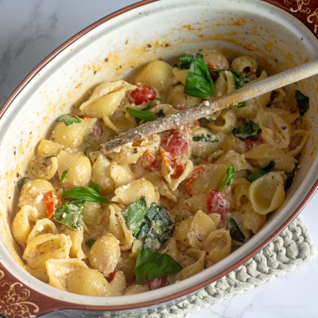 Easy Baked Feta Pasta with Smoked Salmon (Tik Tok Pasta) - Nena's ...