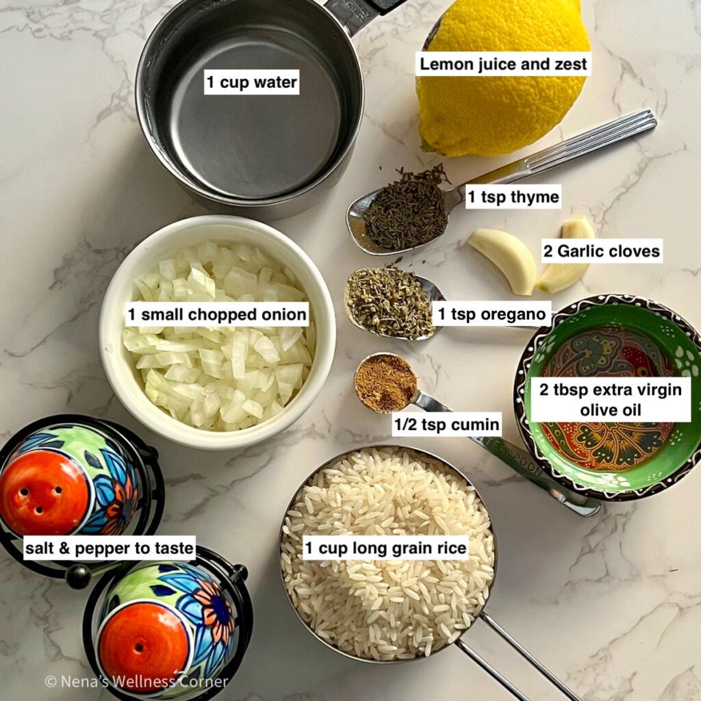 Easy and Delicious Mediterranean Rice Recipe - Nena's Wellness Corner