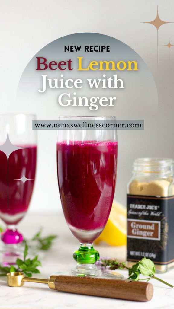 Power Beet Lemon Juice with Ginger (Juicer Recipe) - Healthy meals for ...