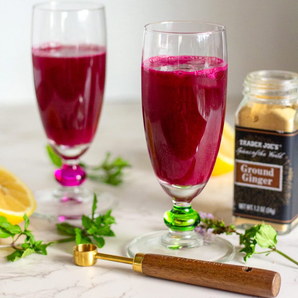 Power Beet Lemon Juice with Ginger (Juicer Recipe) - Nena's Wellness Corner