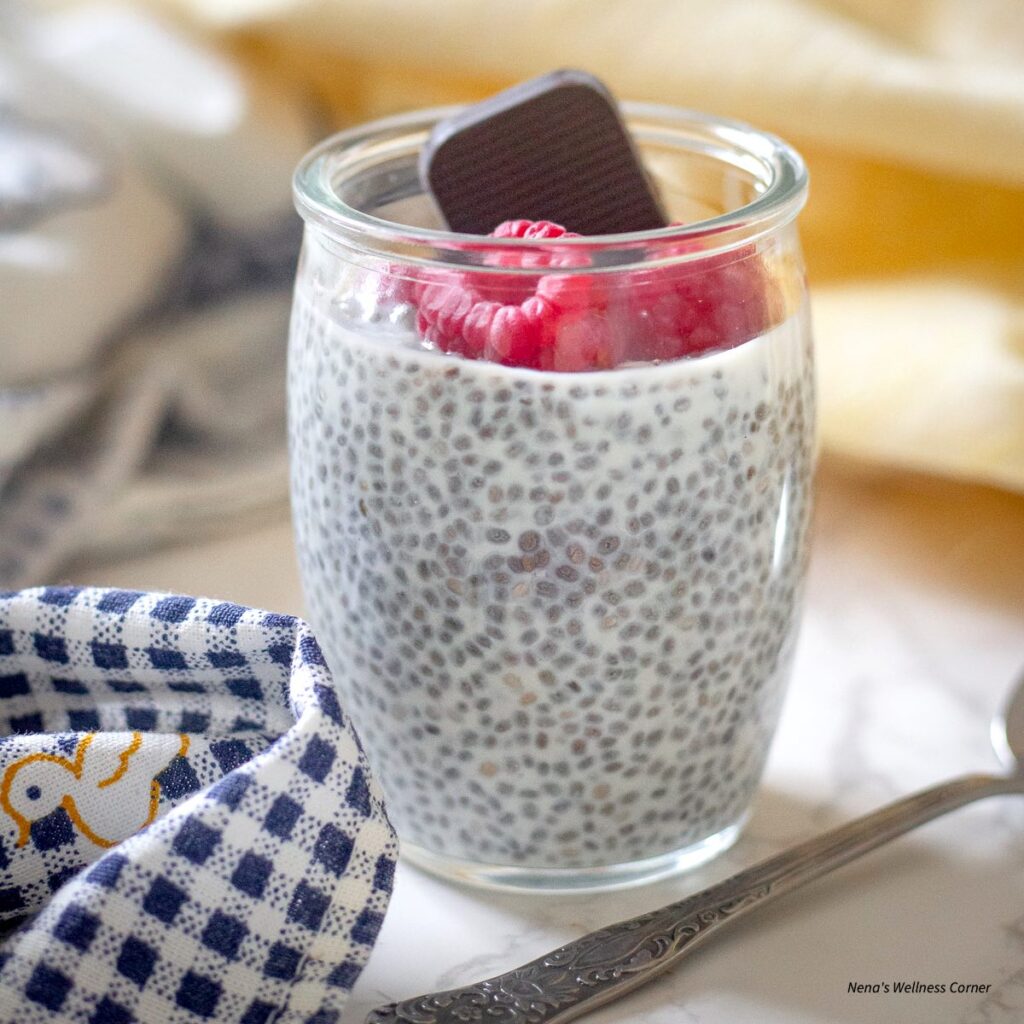 5-ingredients Easy & Healthy Kefir Chia Pudding - Nena's Wellness Corner