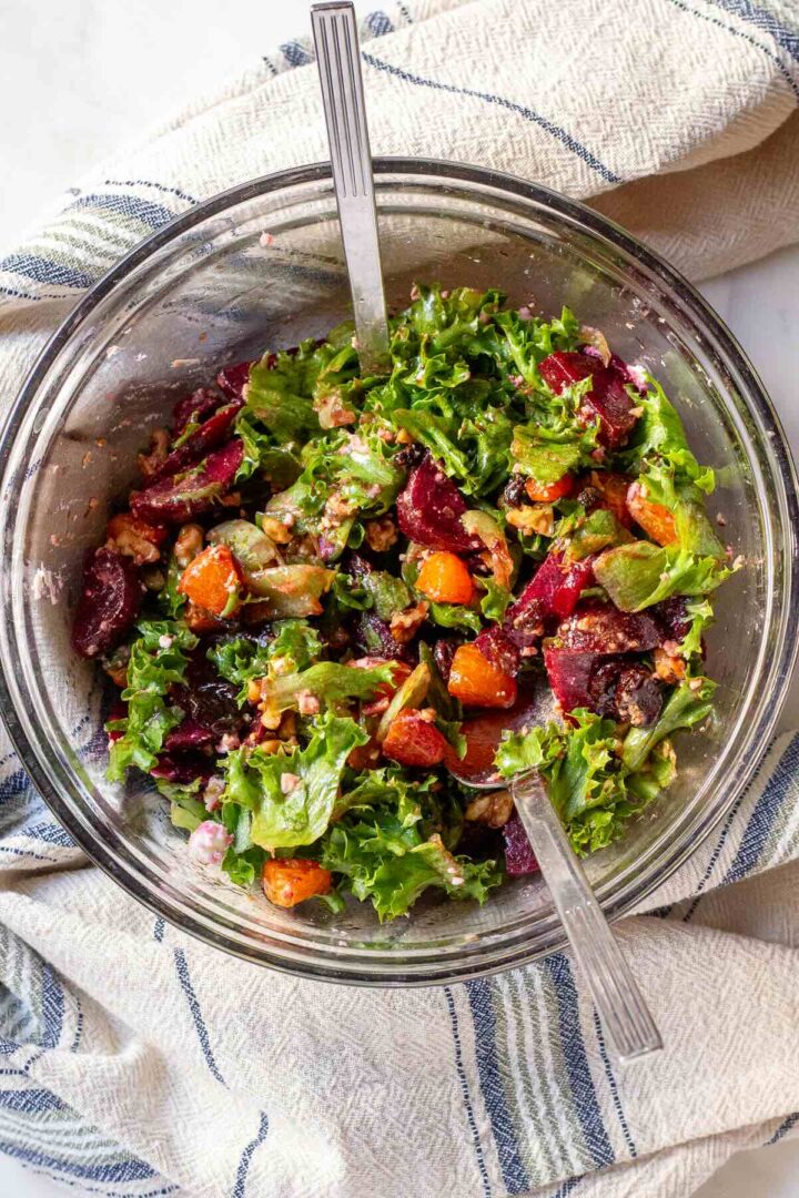 The Best Beet Salad with Mandarin Oranges - Nena's Wellness Corner