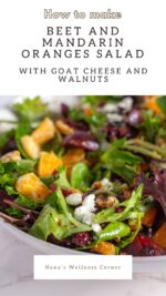 The Best Beet Salad with Mandarin Oranges - Nena's Wellness Corner