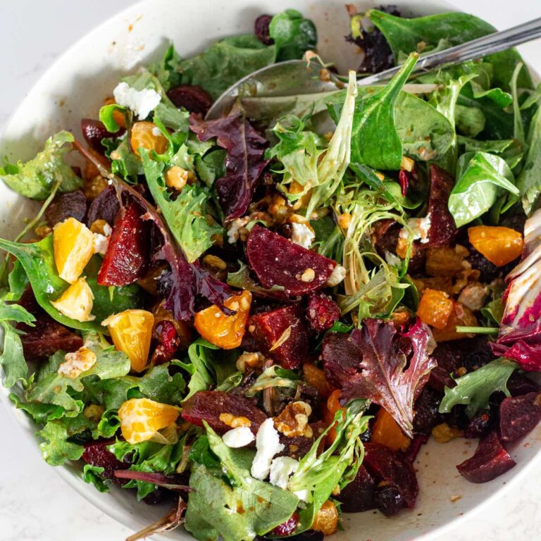 The Best Beet Salad with Mandarin Oranges - Nena's Wellness Corner