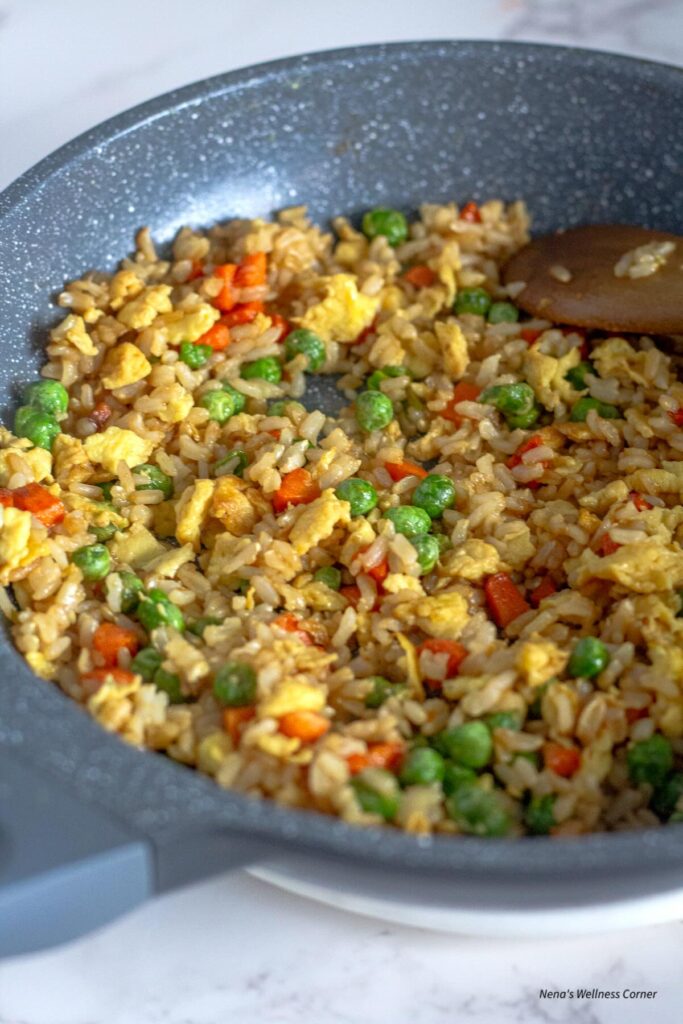 Easy Baked Cod with Fried Rice - Nena's Wellness Corner