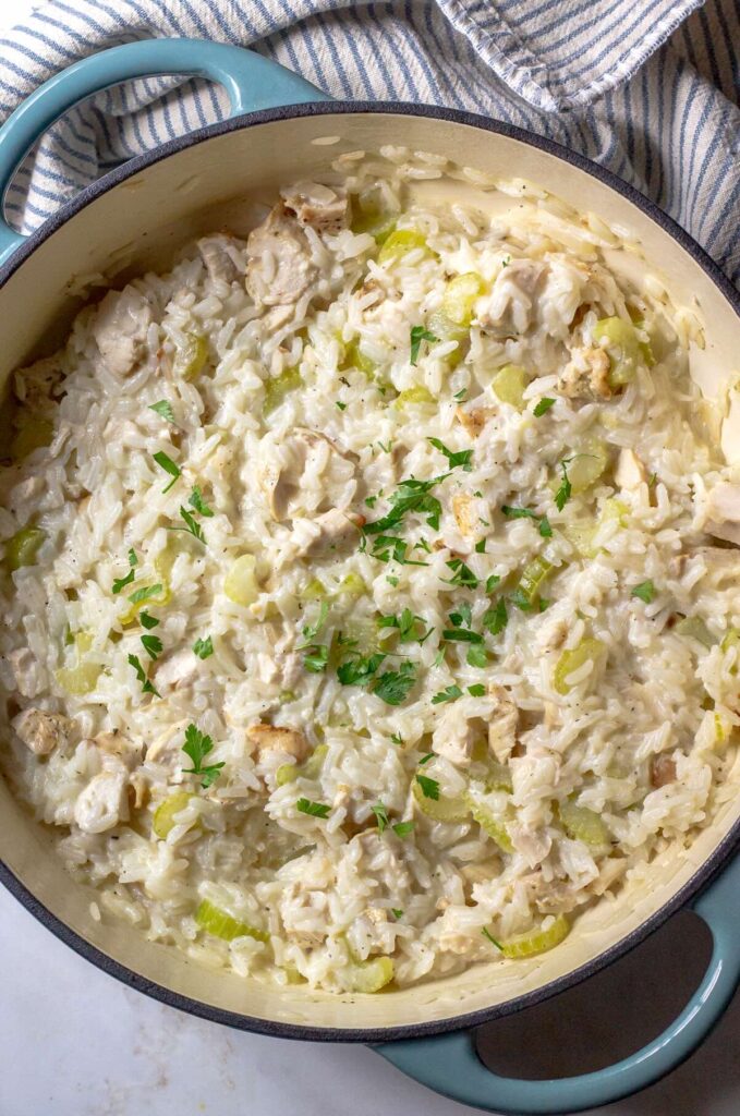 Healthy Chicken Risotto Recipe with Leftover Chicken - Nena's Wellness ...