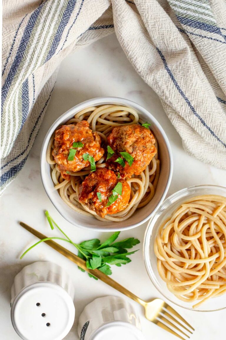 Easy Mini Turkey Meatballs with Tomato Sauce - Nena's Wellness Corner