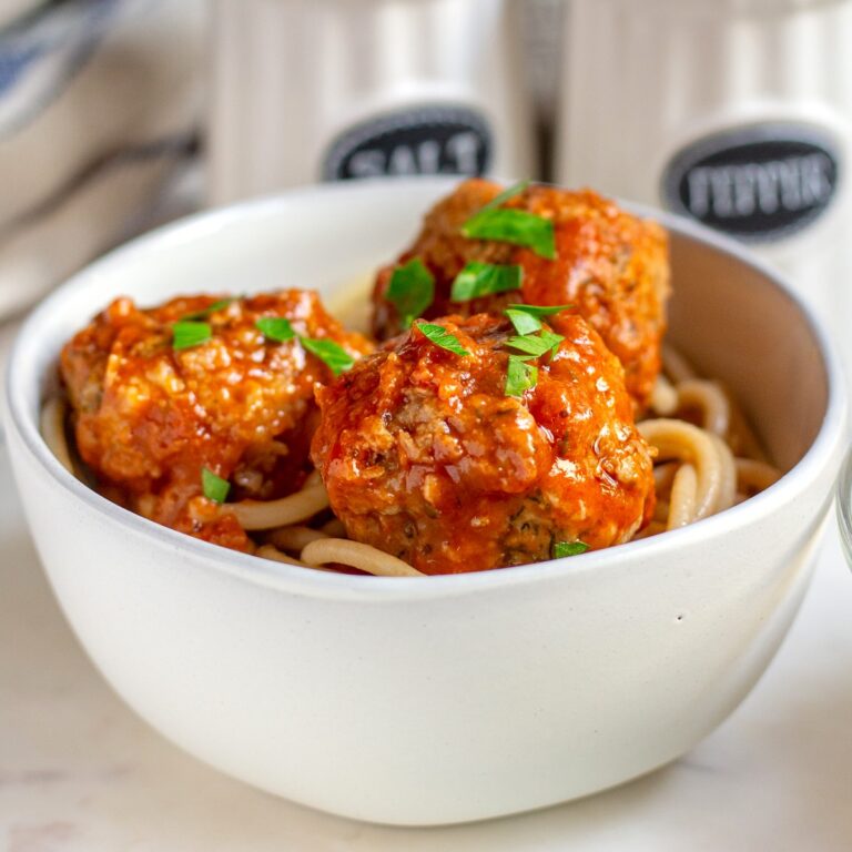Easy Mini Turkey Meatballs with Tomato Sauce - Nena's Wellness Corner