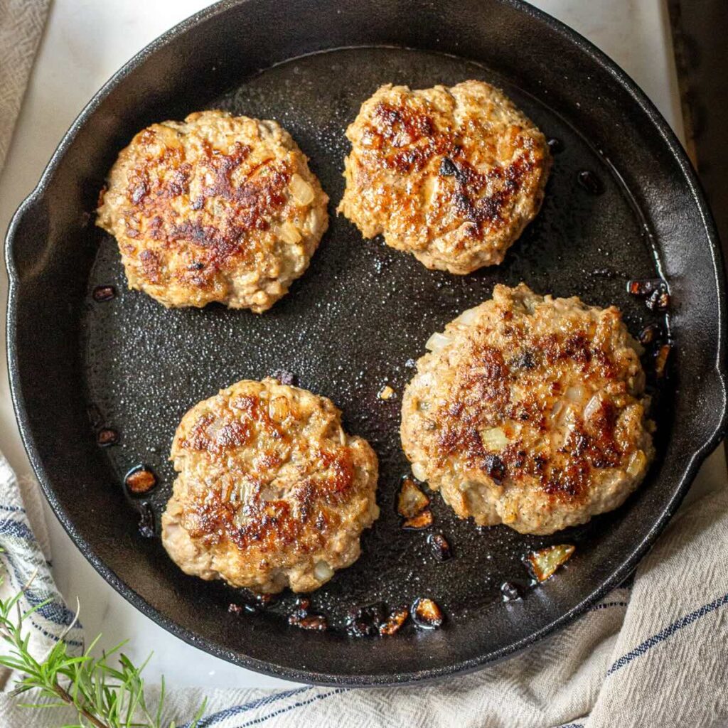 Easy Cast-Iron Turkey Burgers - Nena's Wellness Corner