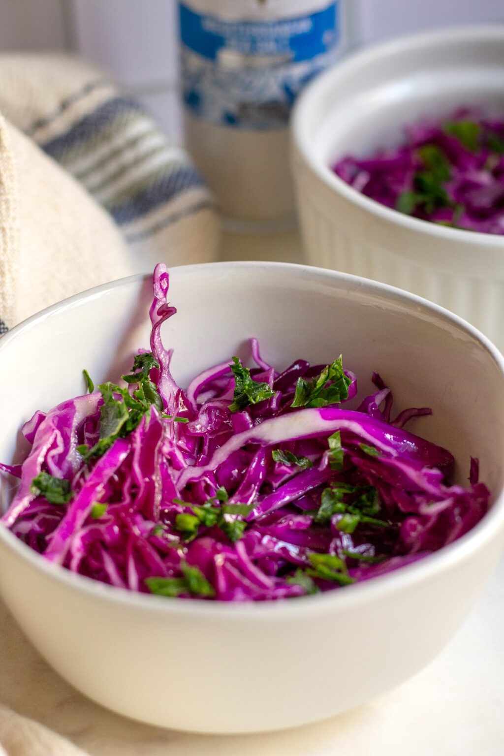 Simple Red Cabbage Salad - Nena's Wellness Corner