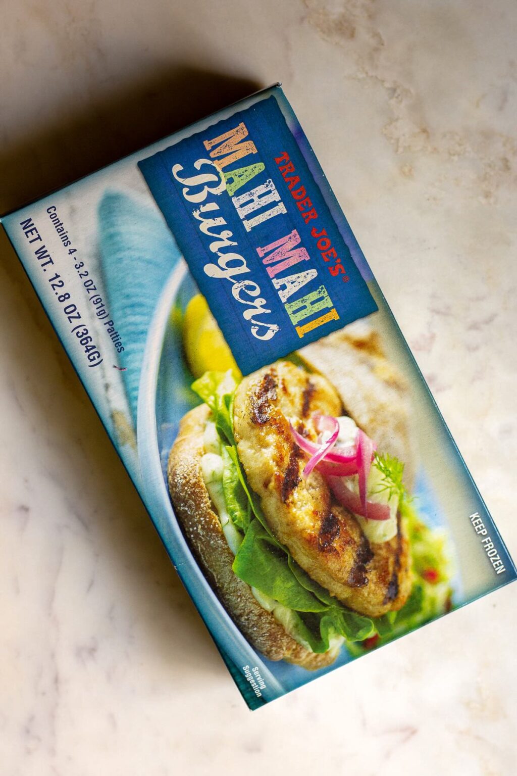Trader Joe's Mahi Mahi Burgers with Grilled Asparagus - Nena's Wellness ...